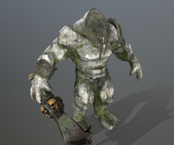 ArtStation - rock monster | Game Assets