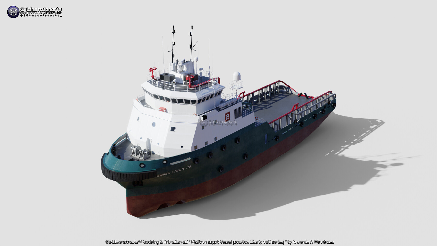 ArtStation - Platform Supply Vessel (PSV) | Resources