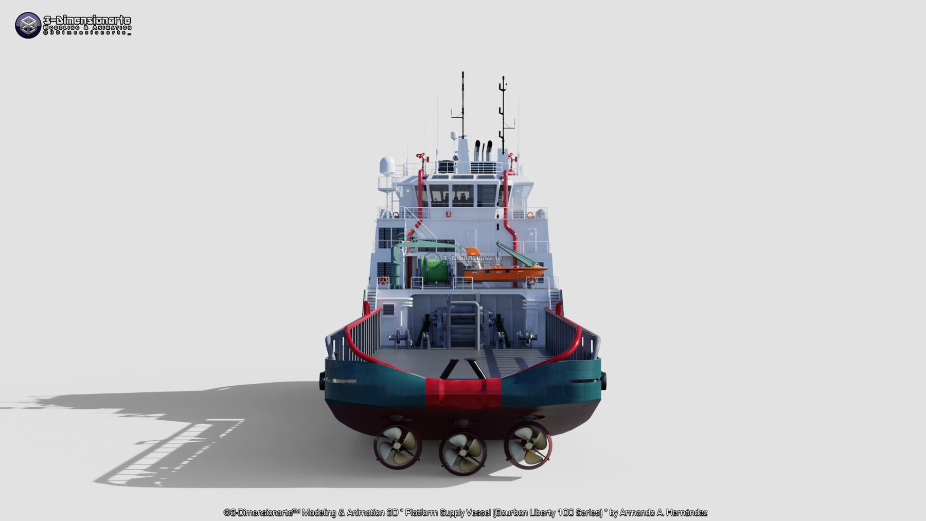 ArtStation - Platform Supply Vessel (PSV) | Resources