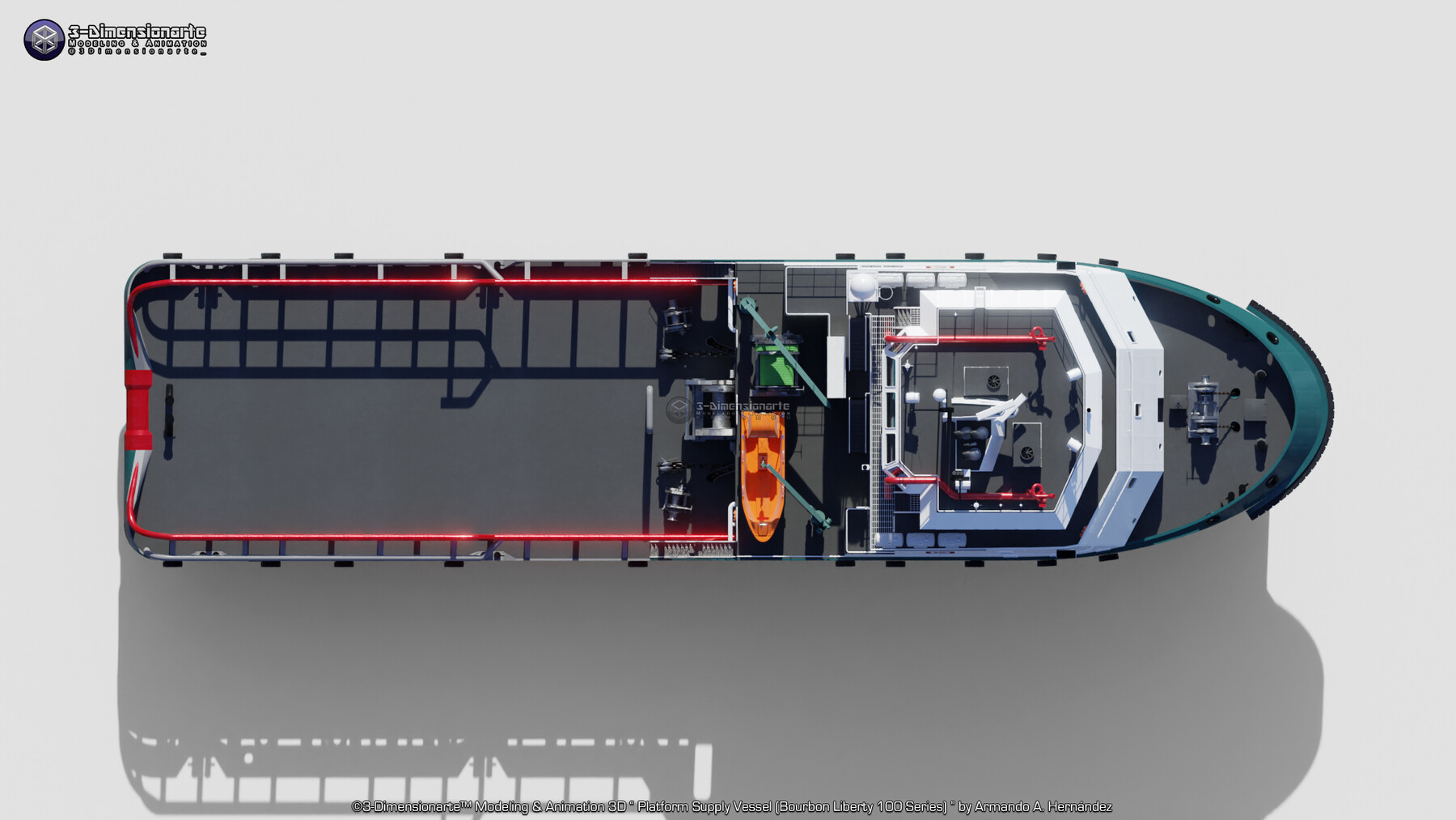 ArtStation - Platform Supply Vessel (PSV) | Resources