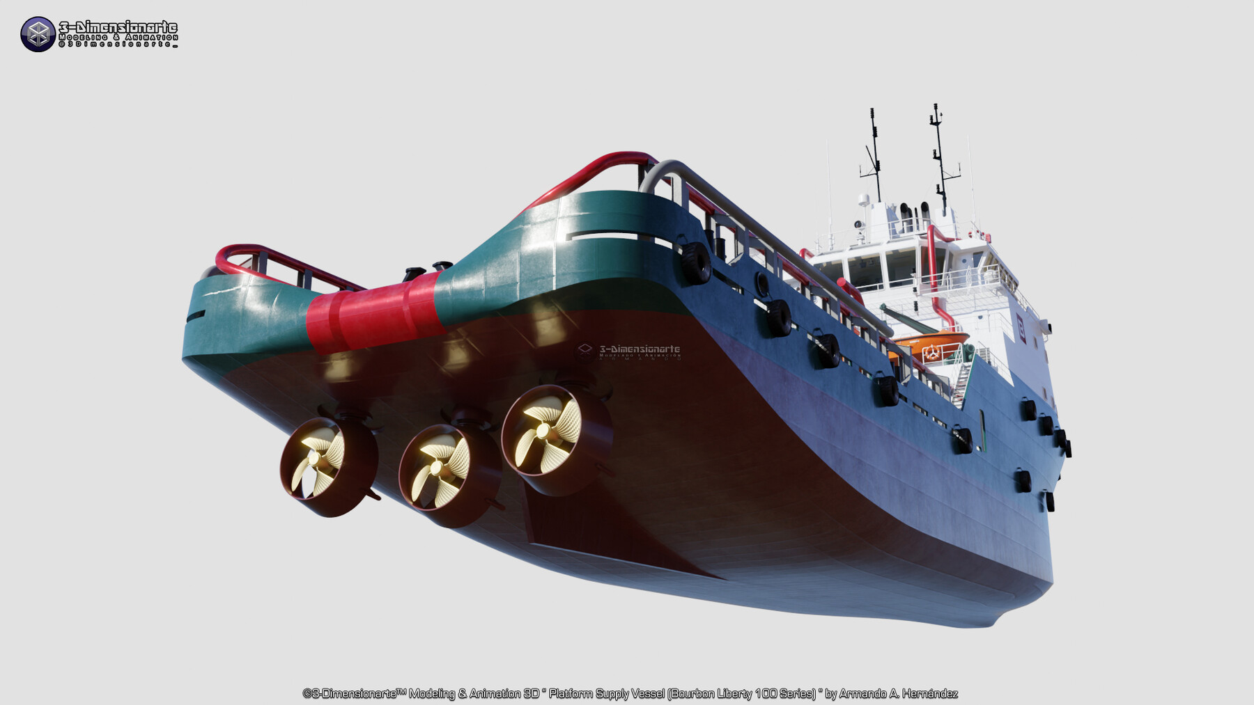 ArtStation - Platform Supply Vessel (PSV) | Resources