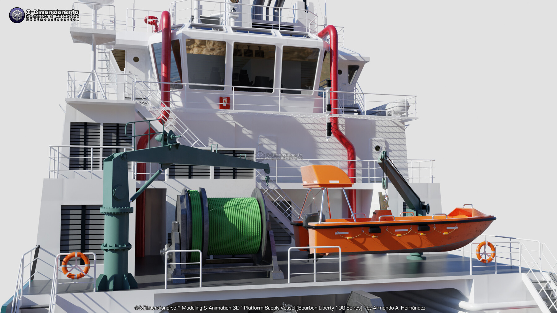 ArtStation - Platform Supply Vessel (PSV) | Resources