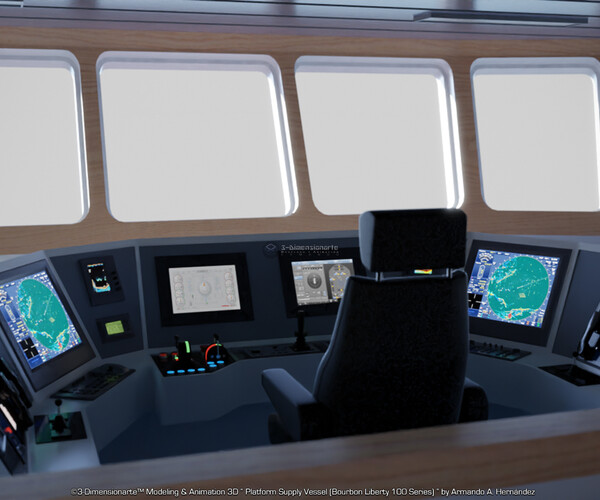 ArtStation - Platform Supply Vessel (PSV) | Resources