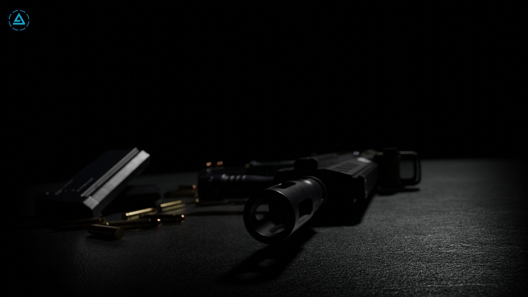 ArtStation - Proctor CP3 SMG Low-poly | Game Assets