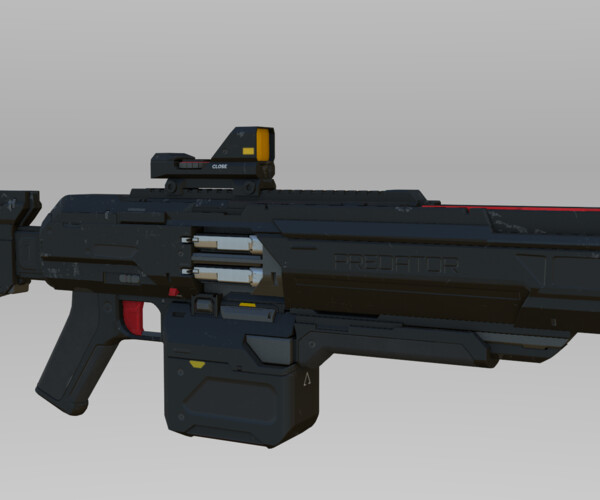 ArtStation - Assault Rifle Concept | Game Assets