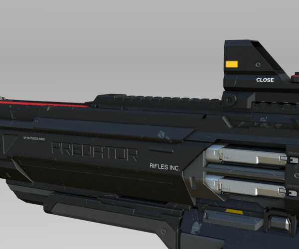 ArtStation - Assault Rifle Concept | Game Assets