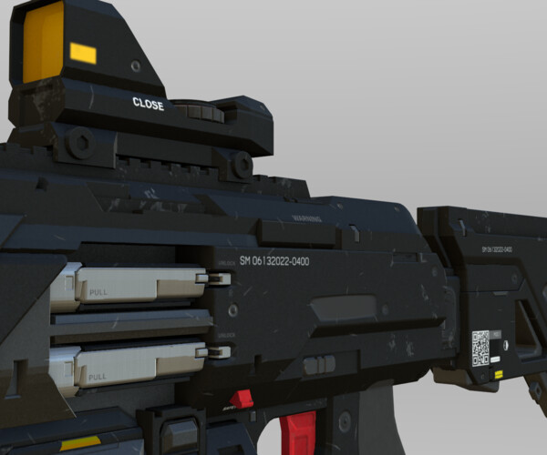 ArtStation - Assault Rifle Concept | Game Assets