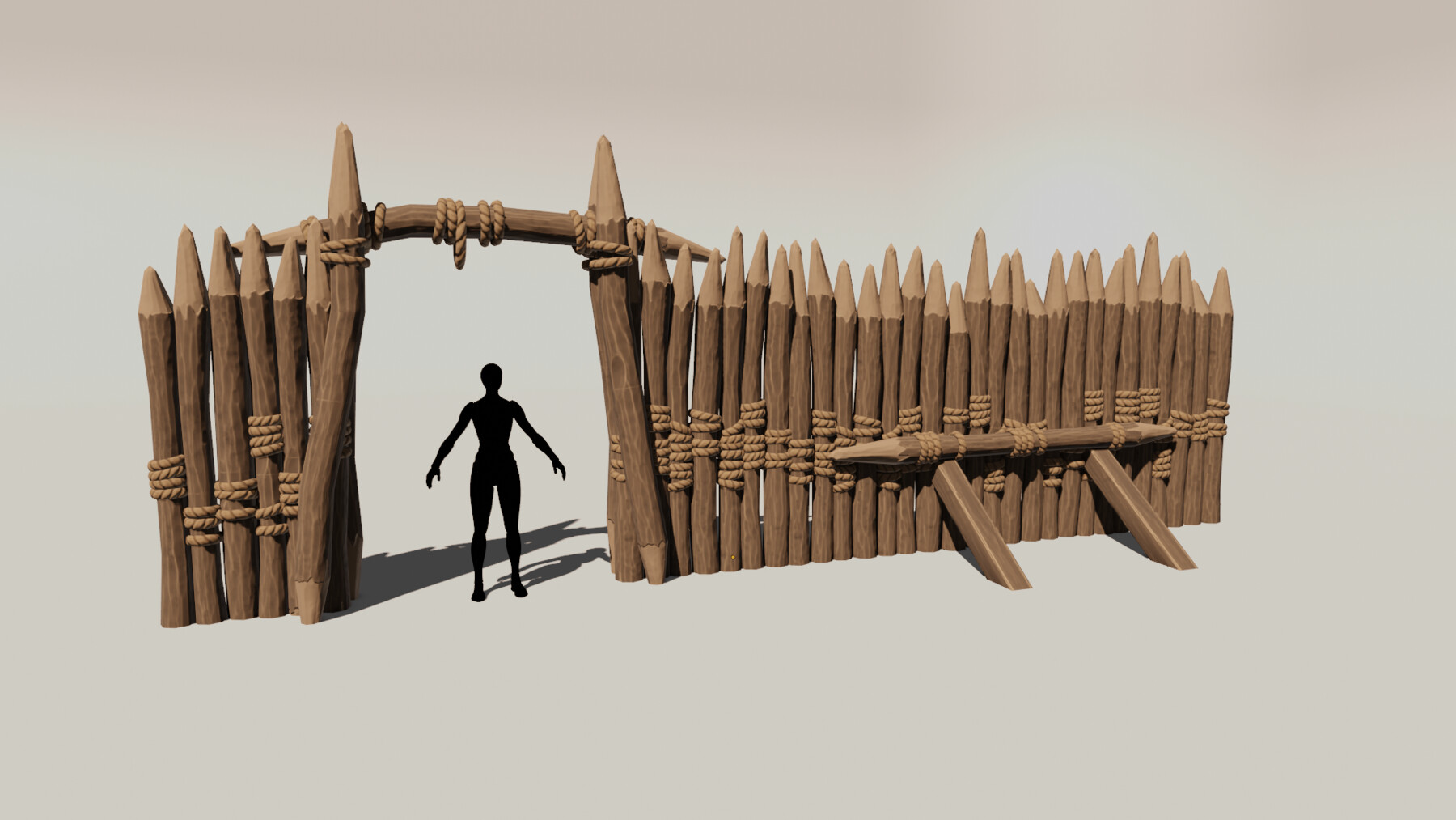 ArtStation - Stylized Fences and Palisades Bundle | Game Assets