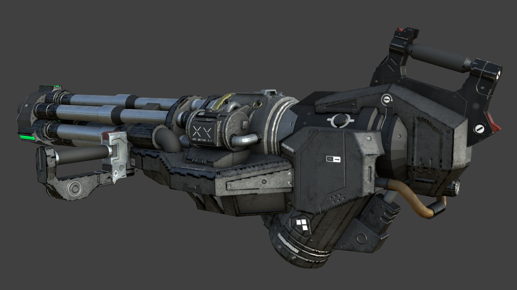 ArtStation - Sci-Fi Chaingun | Game Assets