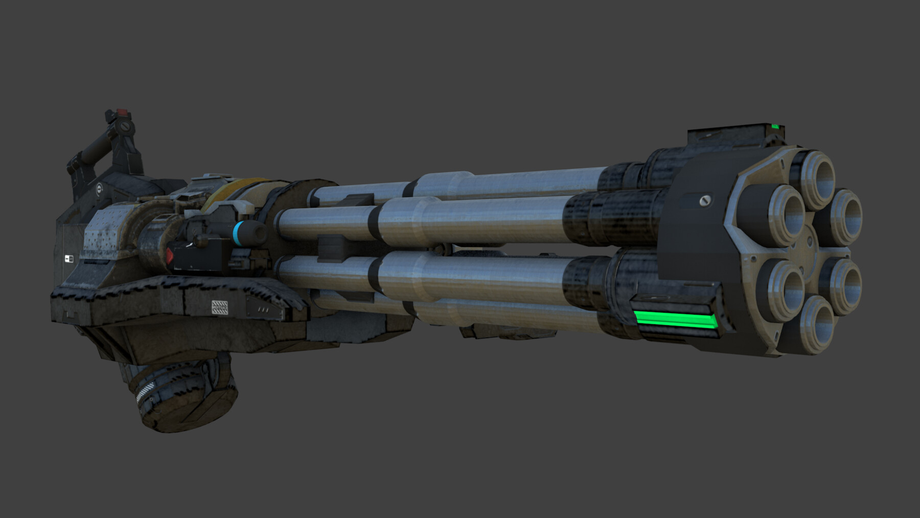 ArtStation - Sci-Fi Chaingun | Game Assets