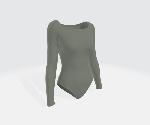 ArtStation - Leotard - Raglan Sleeve, Marvelous Designer, Clo3D +fbx ...