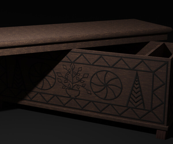 ArtStation - Antique Chest | Game Assets