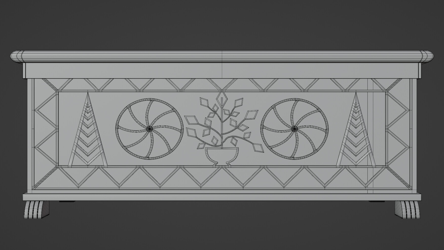 ArtStation - Antique Chest | Game Assets