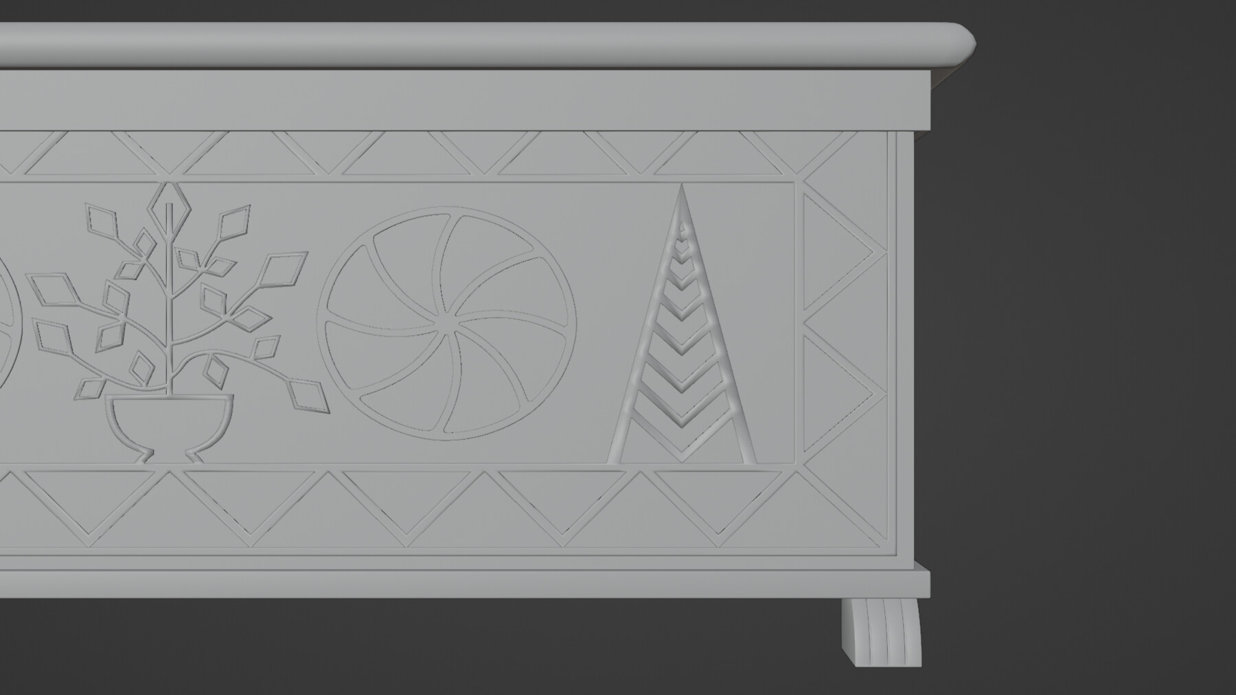 ArtStation - Antique Chest | Game Assets