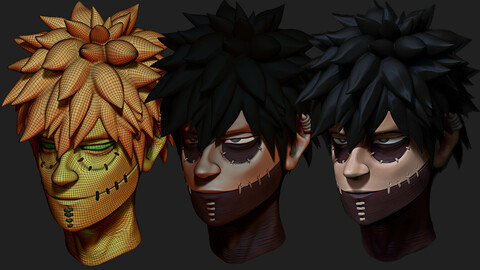 ArtStation - 3D Model - Dabi (Mha) | Resources