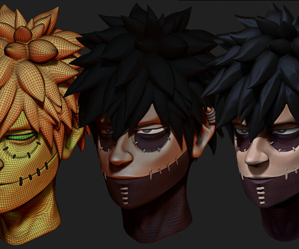 ArtStation - 3D Model - Dabi (Mha) | Resources