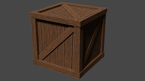 ArtStation - Wooden Crate | Game Assets