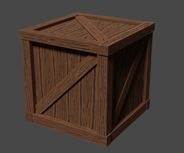ArtStation - Wooden Crate | Game Assets