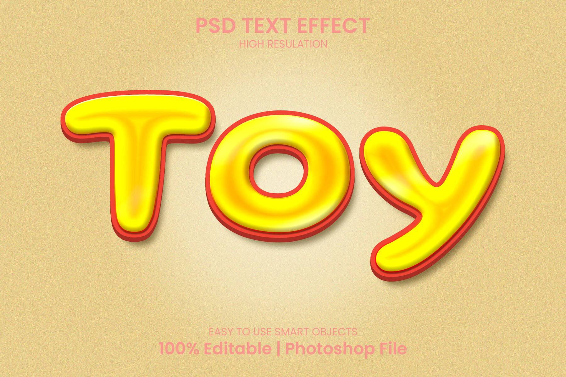 ArtStation - Editable Toy Modern 3D Text Effects | Artworks