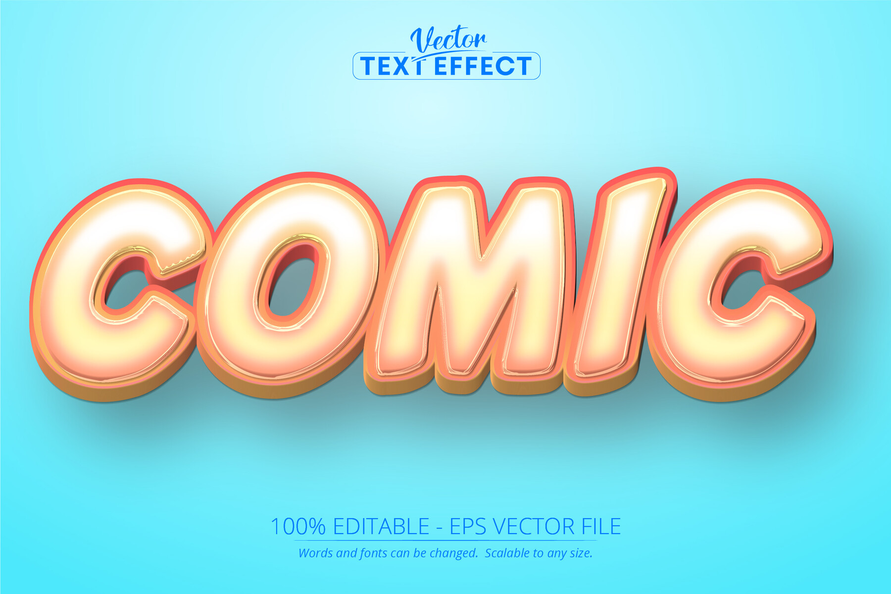 ArtStation - Cartoon text effect, editable comic text style | Artworks