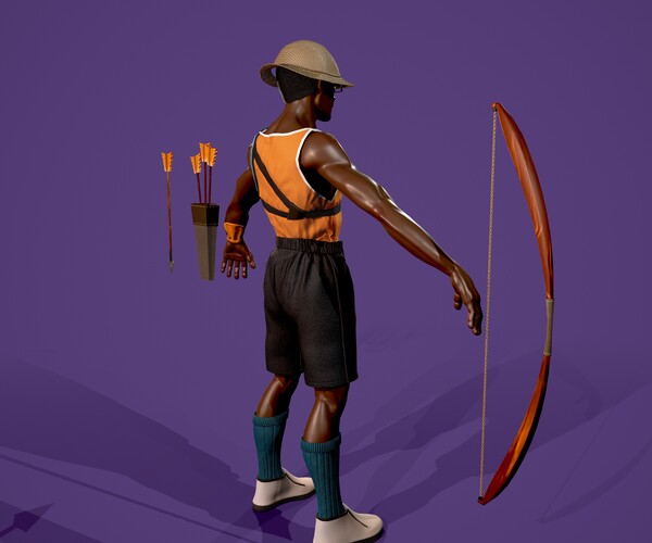 ArtStation - Archer | Game Assets