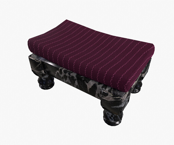 ArtStation - Roman footstool - sella | Game Assets