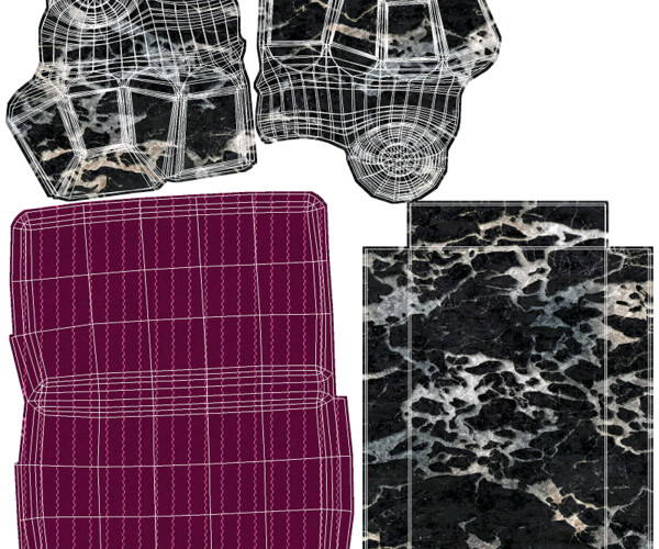 ArtStation - Roman footstool - sella | Game Assets