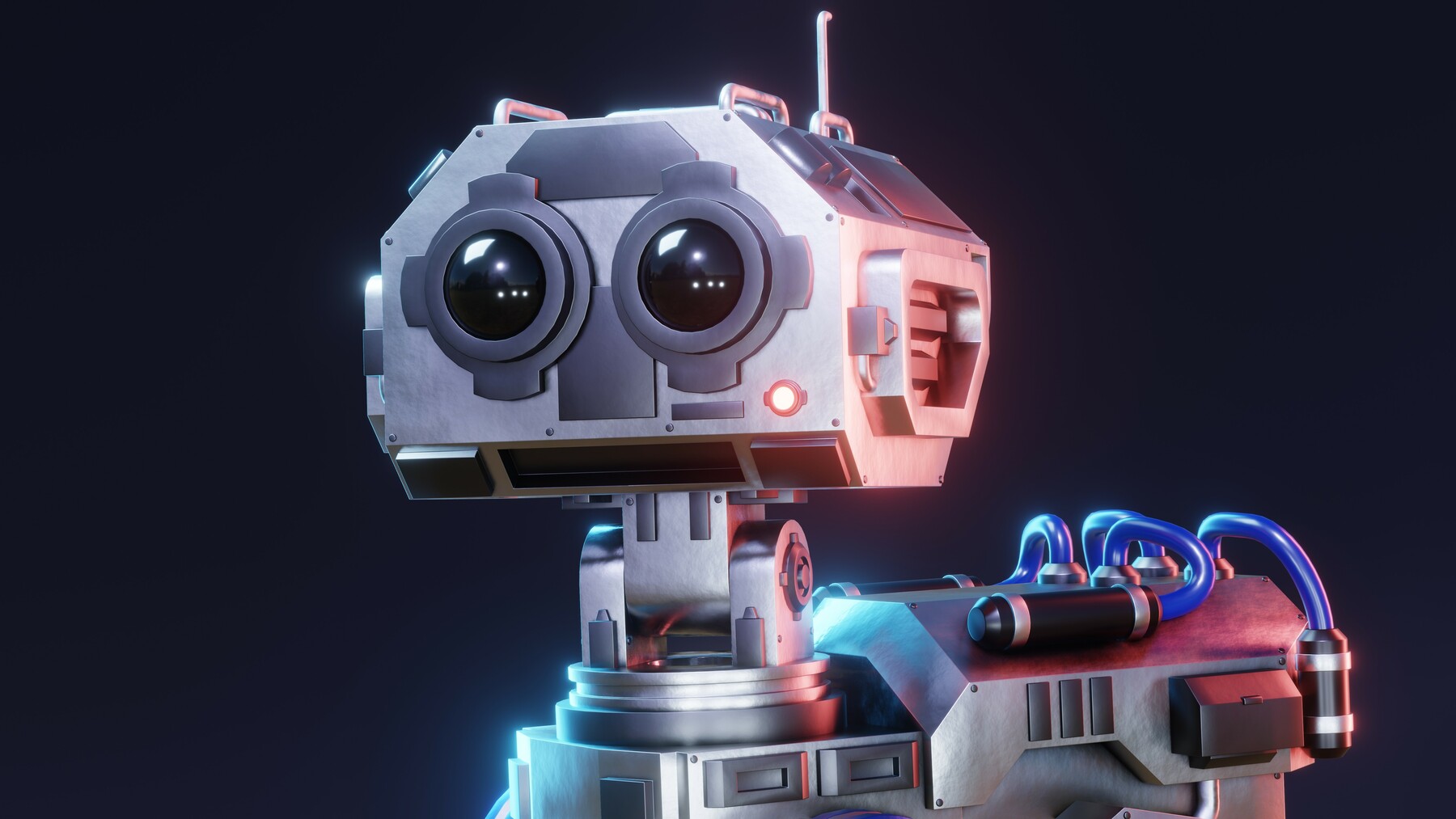 ArtStation - Sci-Fi Mech Robot - Rigged (Blender Eevee) | Resources