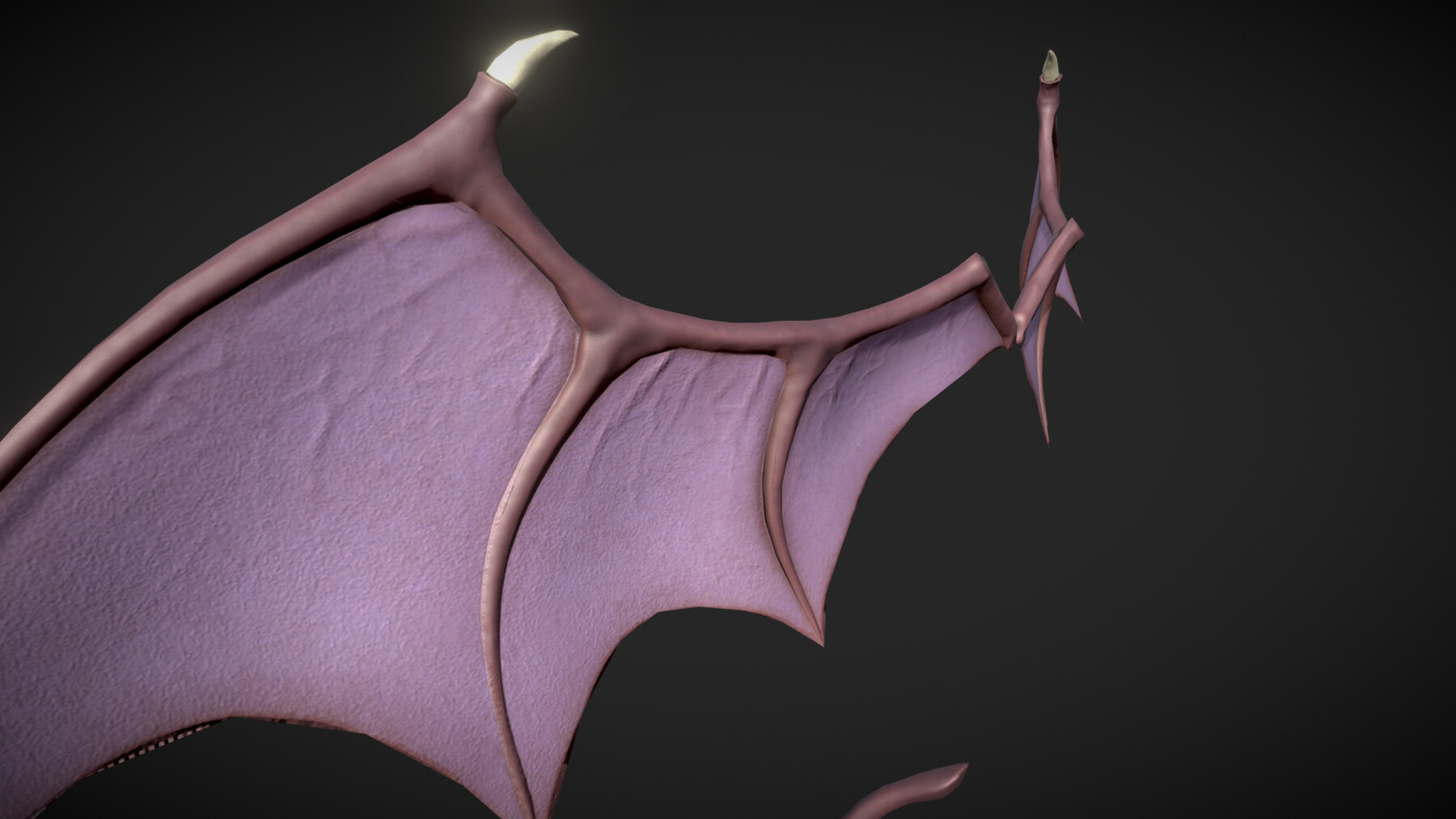 ArtStation - Demon Wings and Tail Low-Poly | Game Assets