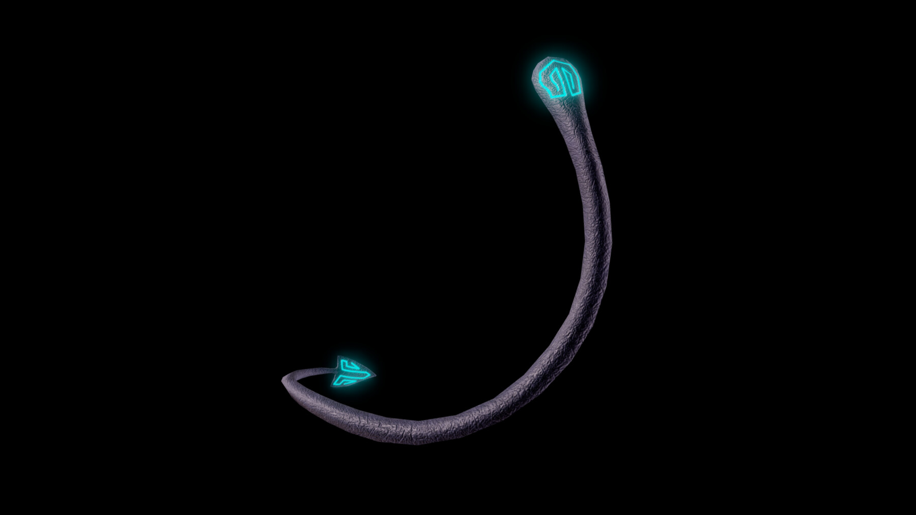 ArtStation - Demon Cyber Wings and Tail Low-Poly | Game Assets