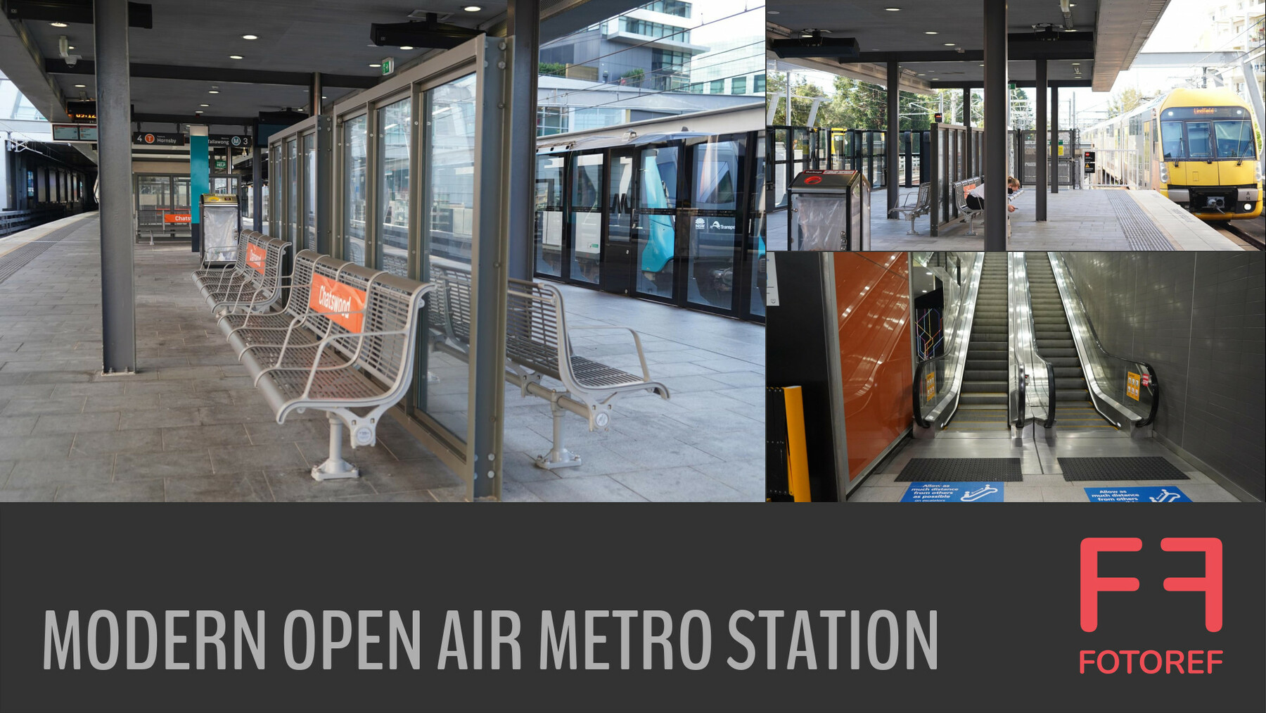 ArtStation - 101 photos of Modern Open Air Metro Station | Resources