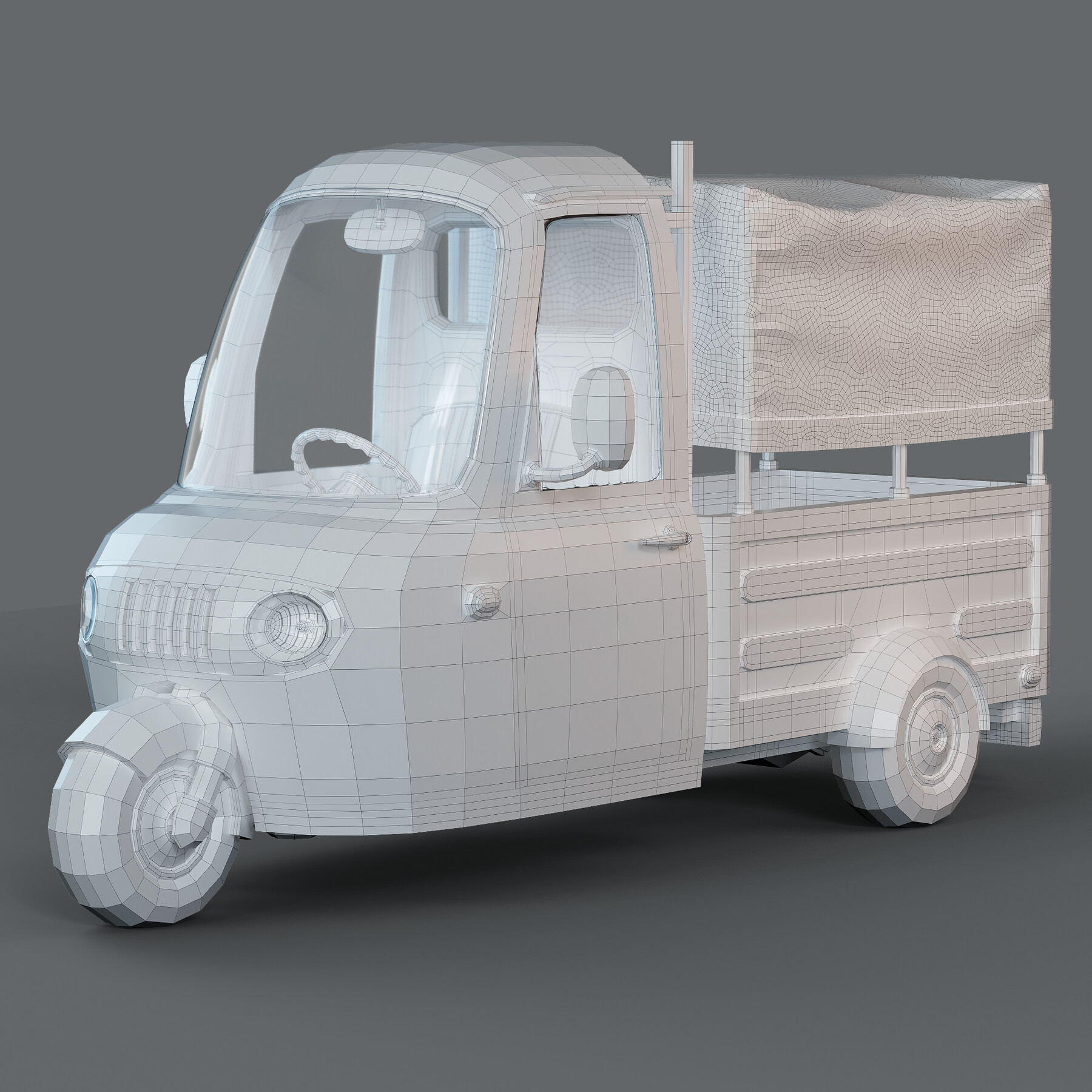 ArtStation - Cartoon Three Wheeler | Resources