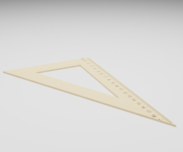 ArtStation - Triangle ruler | Resources