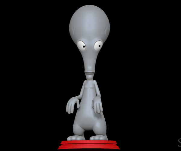 ArtStation - Roger - American Dad 3D print model | Resources