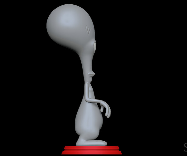 ArtStation - Roger - American Dad 3D print model | Resources