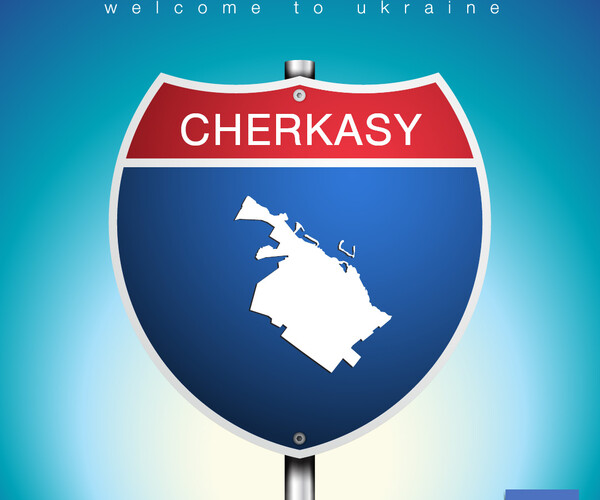 ArtStation - 20 ICON The City Label and Map of UKRAINE In American ...