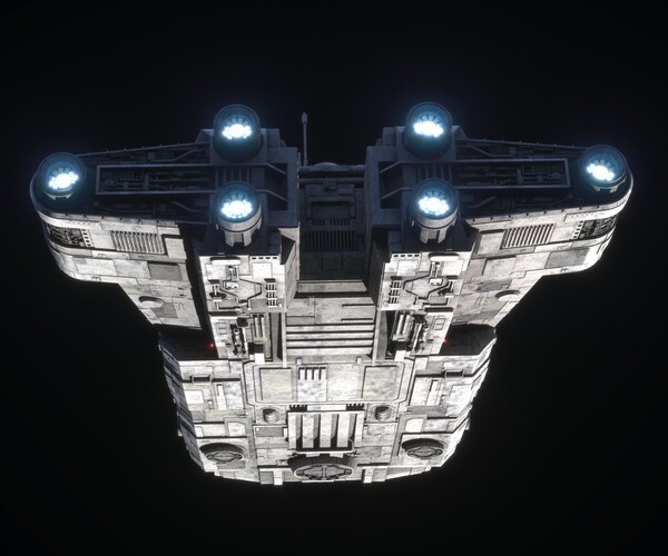 ArtStation - Roken's rebel ship - Star Wars Kenobi | Resources