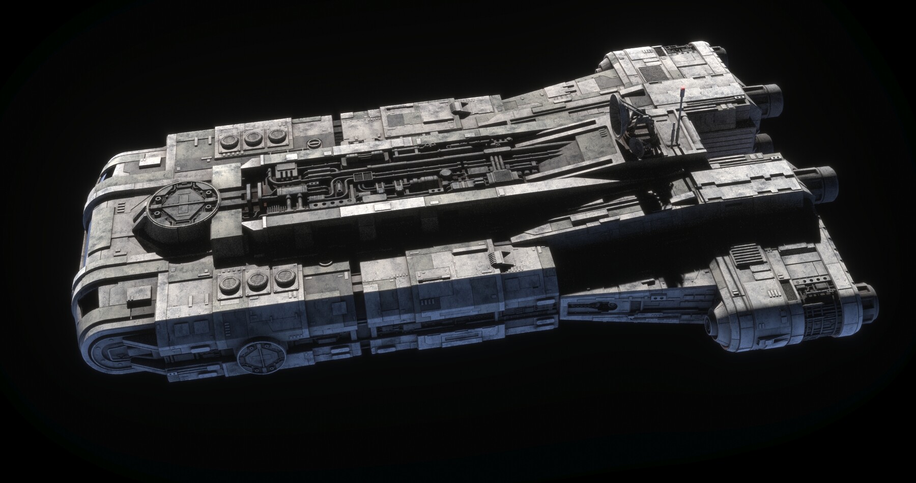 ArtStation - Roken's rebel ship - Star Wars Kenobi | Resources