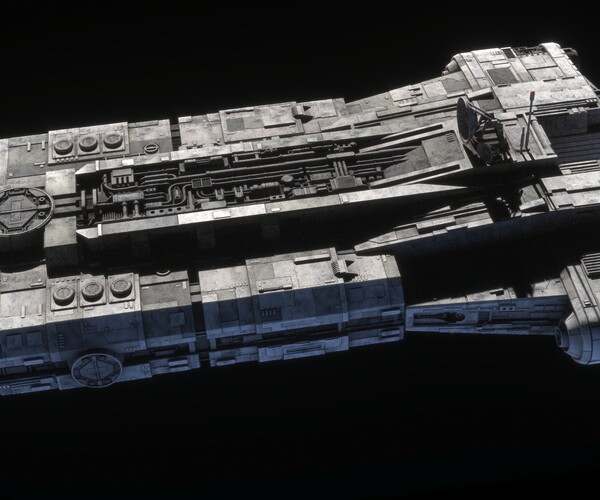 ArtStation - Roken's rebel ship - Star Wars Kenobi | Resources