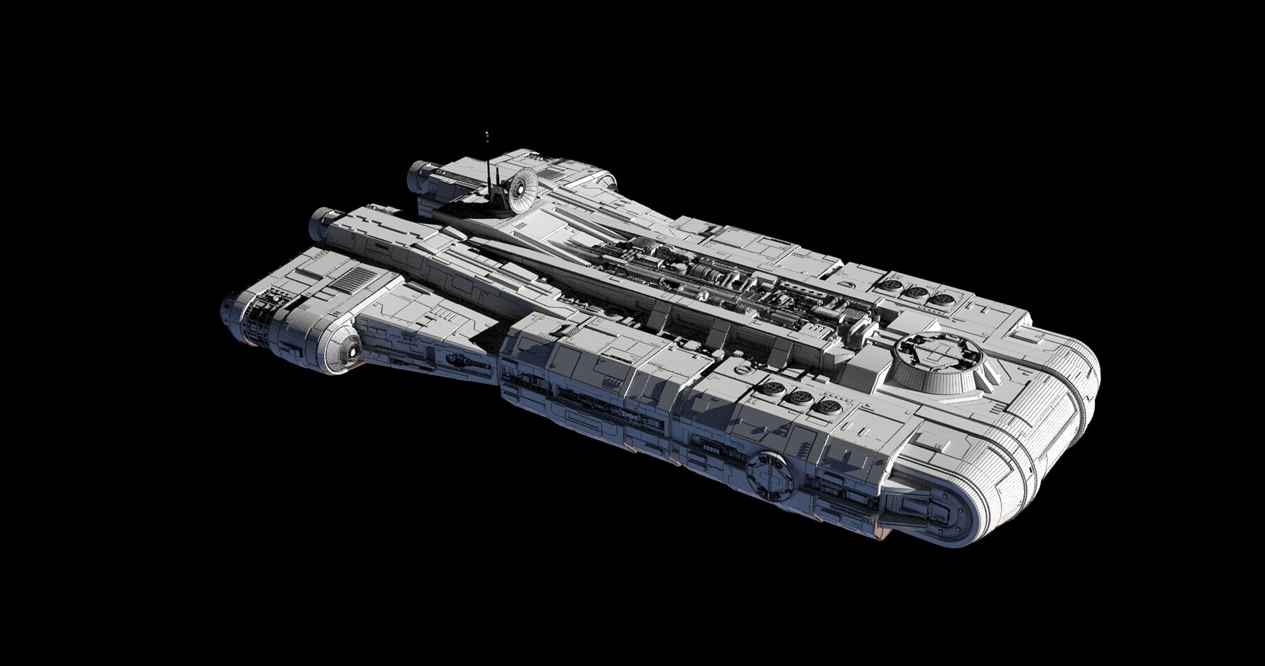 ArtStation - Roken's rebel ship - Star Wars Kenobi | Resources