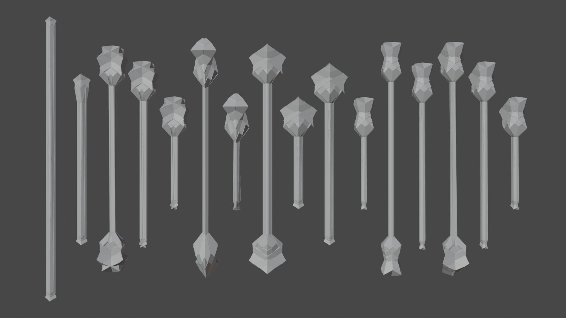 ArtStation - Futuristic Cubic Hammers | Resources