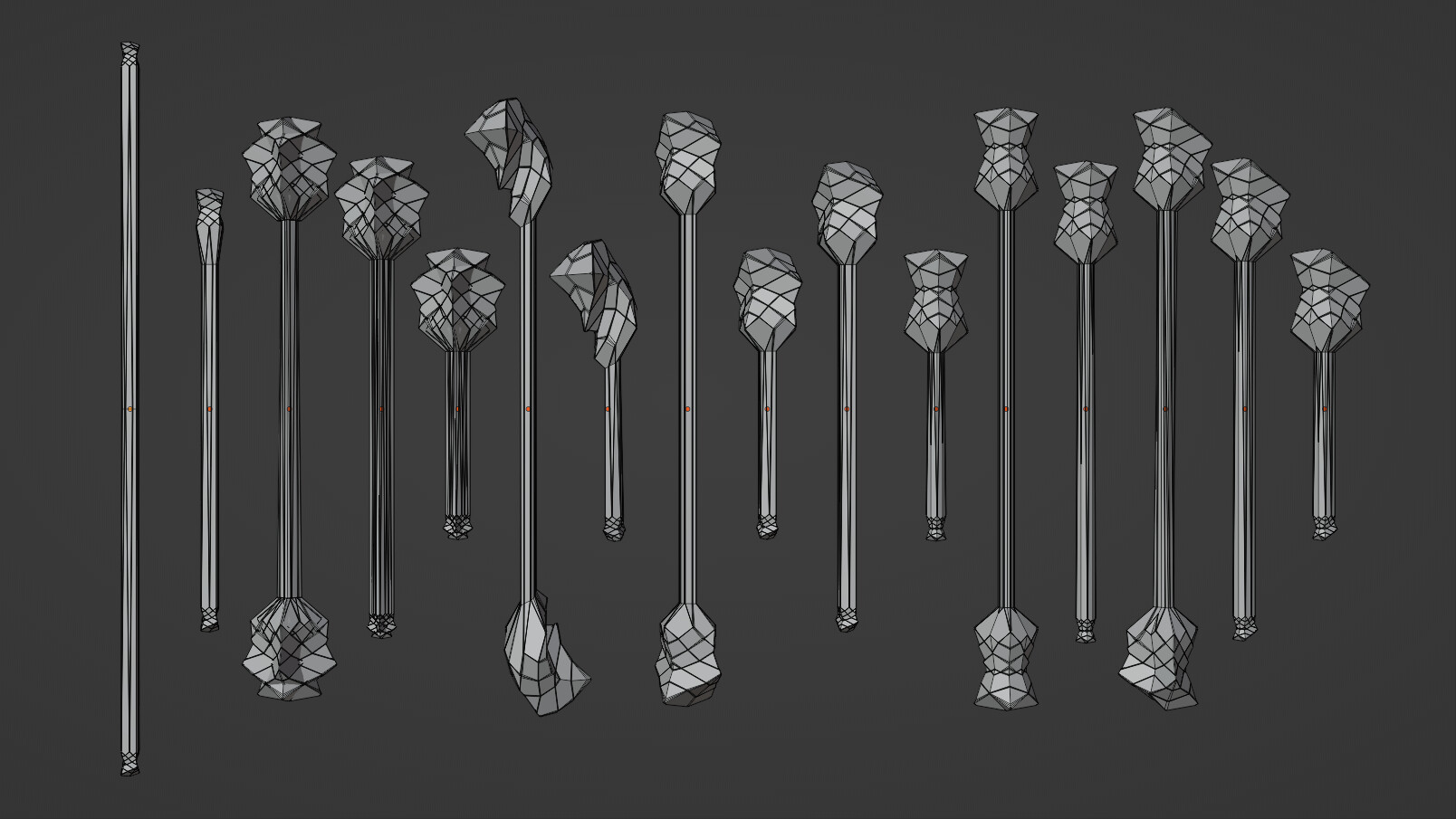ArtStation - Futuristic Cubic Hammers | Resources
