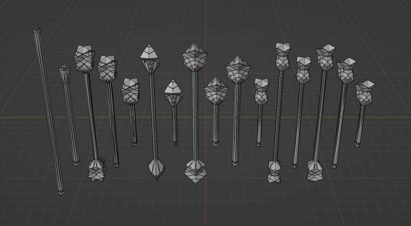 ArtStation - Futuristic Cubic Hammers | Resources