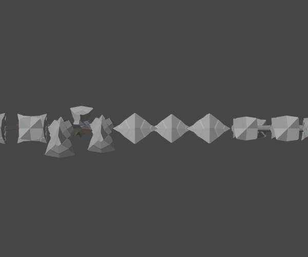 ArtStation - Futuristic Cubic Hammers | Resources