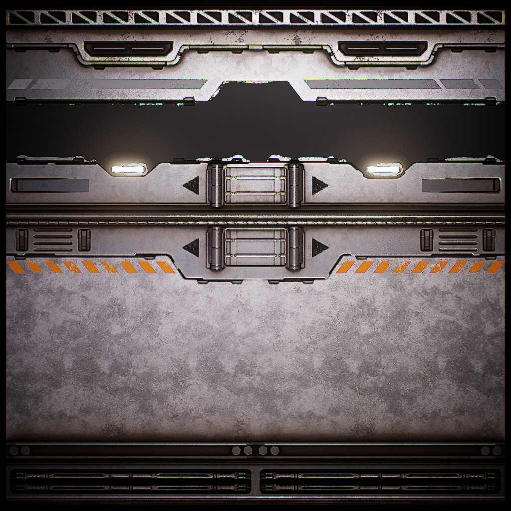 ArtStation - PBR Sci-Fi Texture Pack 02 | Game Assets