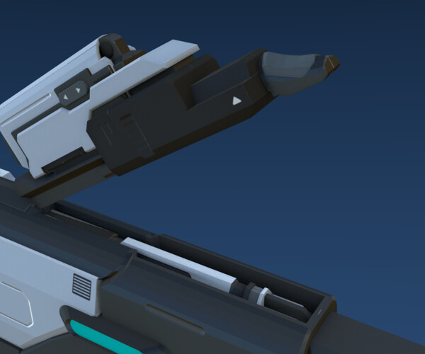 ArtStation - Plasma Assault Rifle | Game Assets