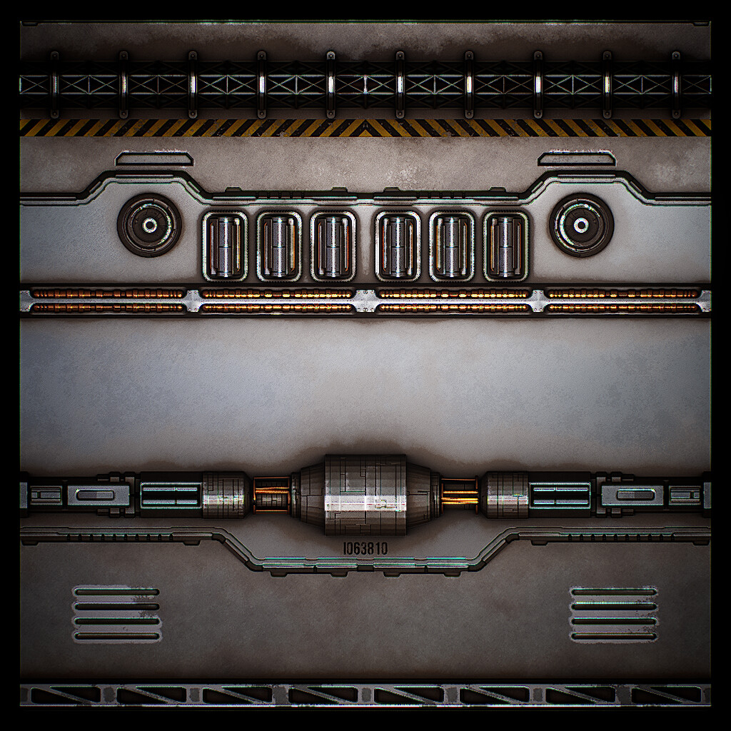 ArtStation - PBR Sci-Fi Texture Pack 03 | Game Assets