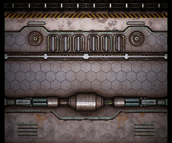 ArtStation - PBR Sci-Fi Texture Pack 03 | Game Assets