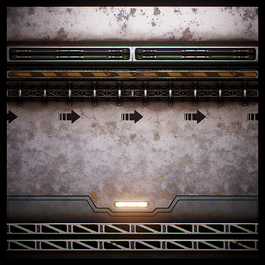 ArtStation - PBR Sci-Fi Texture Pack 07 | Game Assets