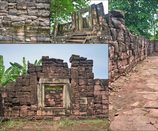 ArtStation - 203 photos of Crumbling Khmer Ceremonial Building | Resources